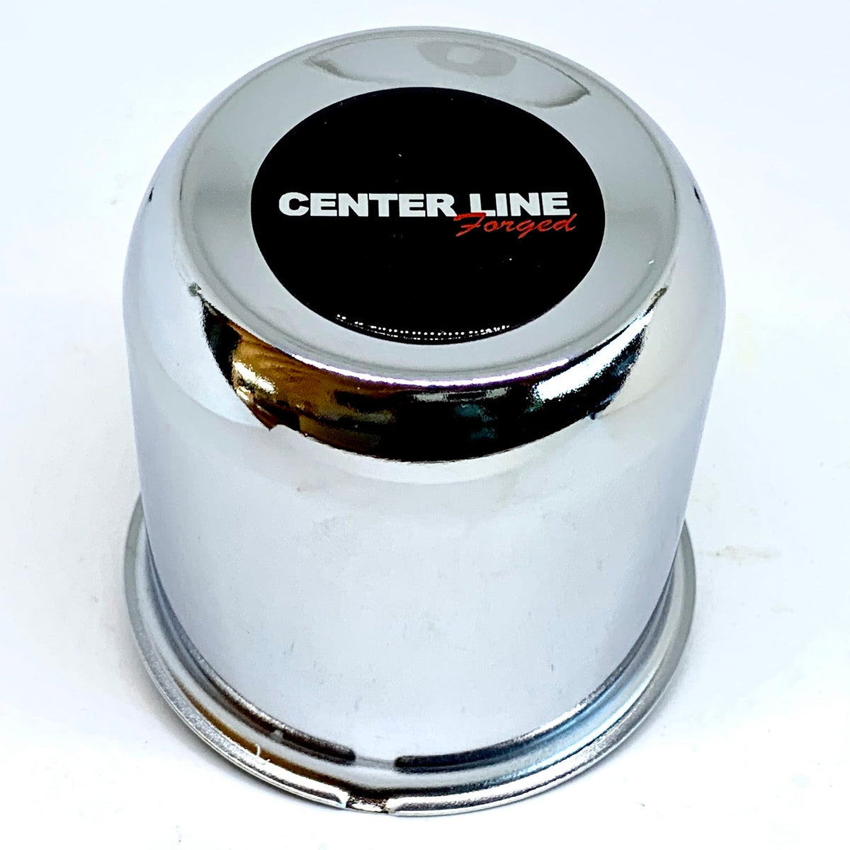 Centerline Wheel Chrome Steel Centre Cap 80mm Diam. - With Optional Lo ...