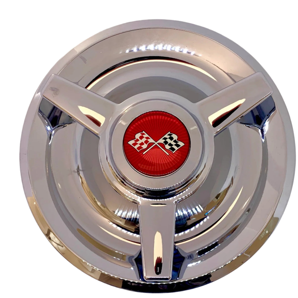 Rallye Wheel 3 Bar Spinner Hub Cap Chrome Steel 7" Inner Lip – Lugnut King