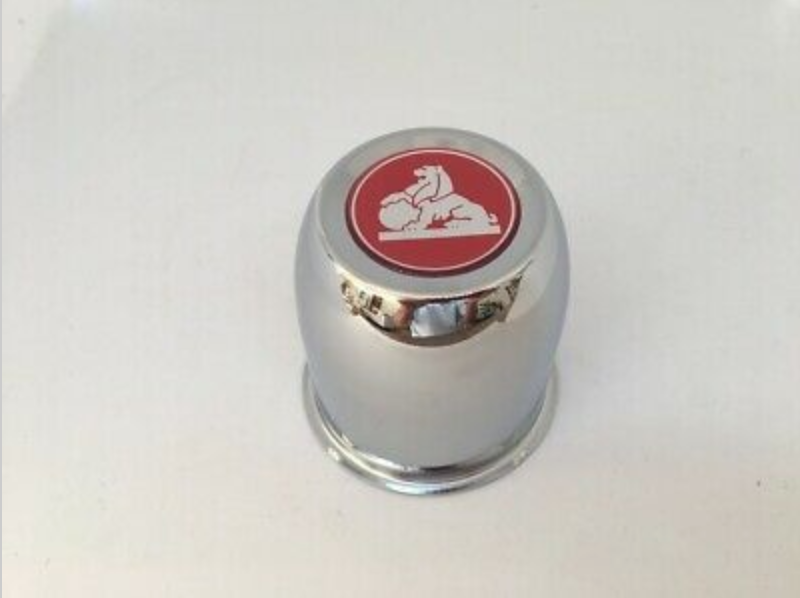 Centerline Wheel Chrome Steel Centre Cap 80mm Diam. - With Optional Lo ...