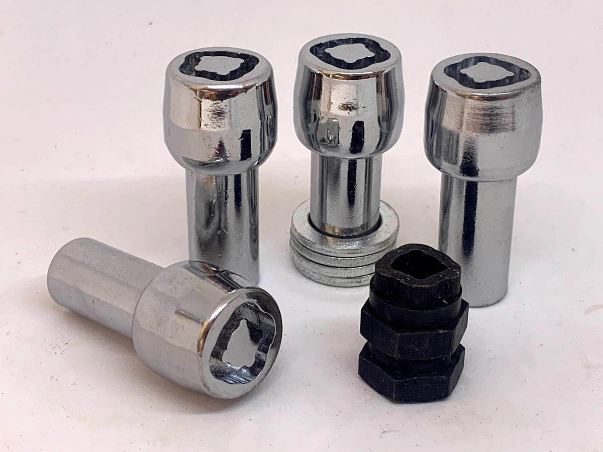 Weld Wheel Lock Nut Set 12mm x 1.5 Thread x 33mm Shank Length – Lugnut King