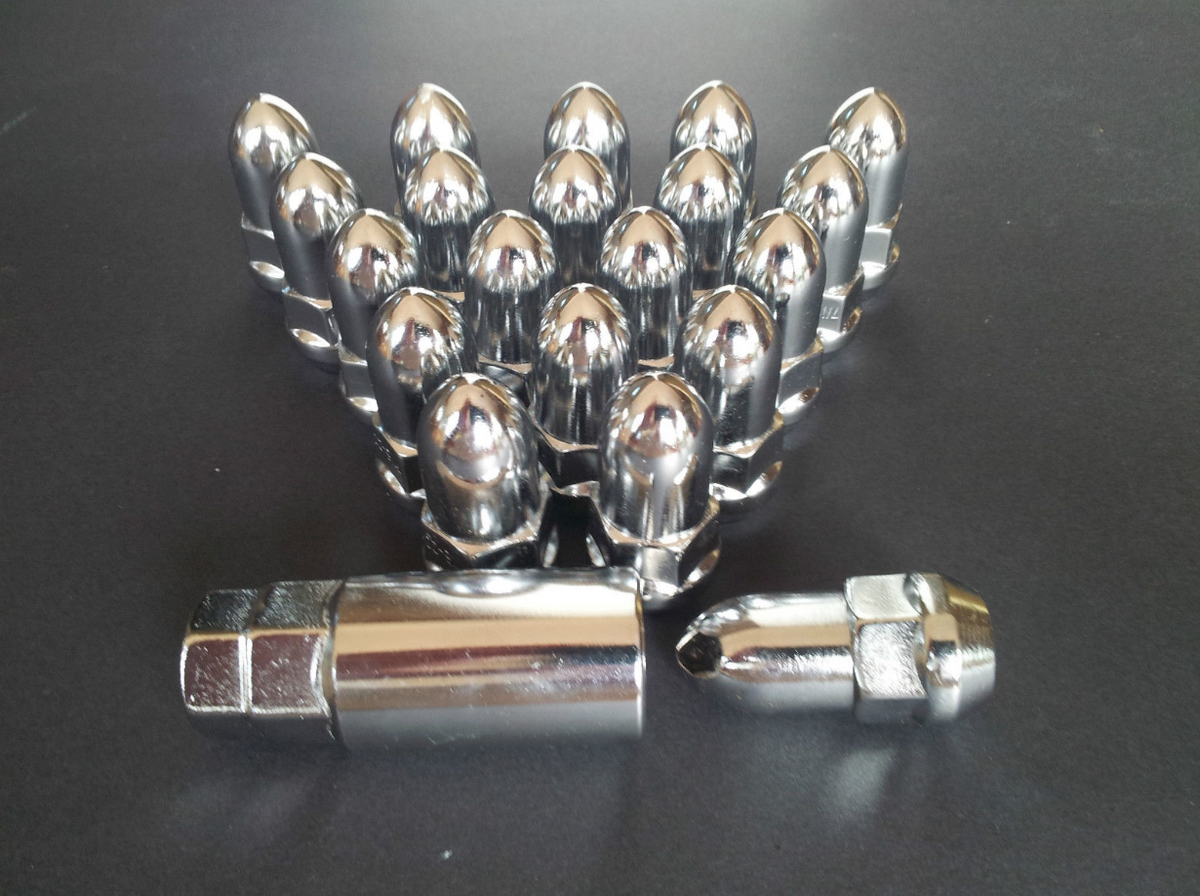 Bullet Wheel Nut 12mm x 1.5 Thread x 46mm Height – Lugnut King